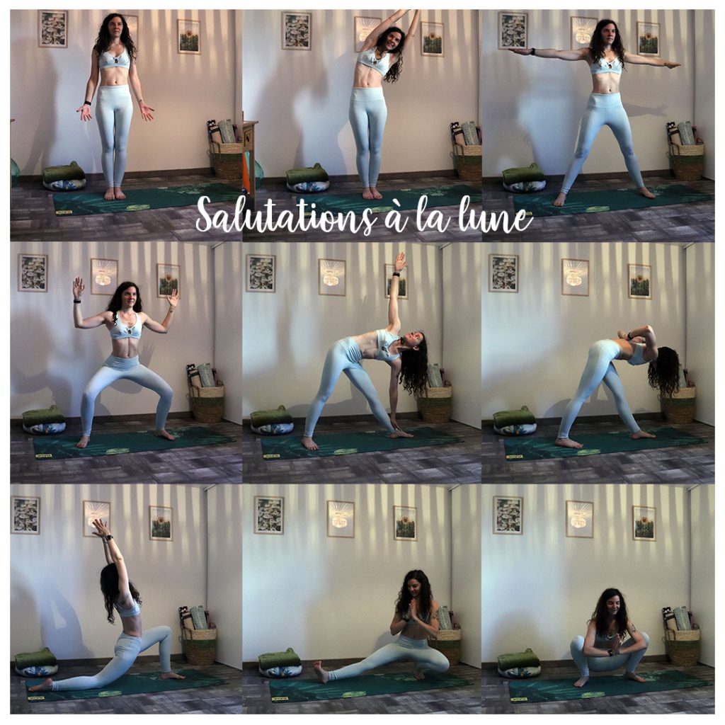 Explications des salutations à la lune en yoga - Blog Je débute le yoga